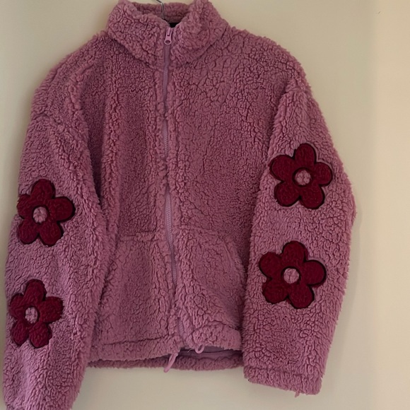 PacSun | Jackets & Coats | Fuzzy Pink Jacket | Poshmark